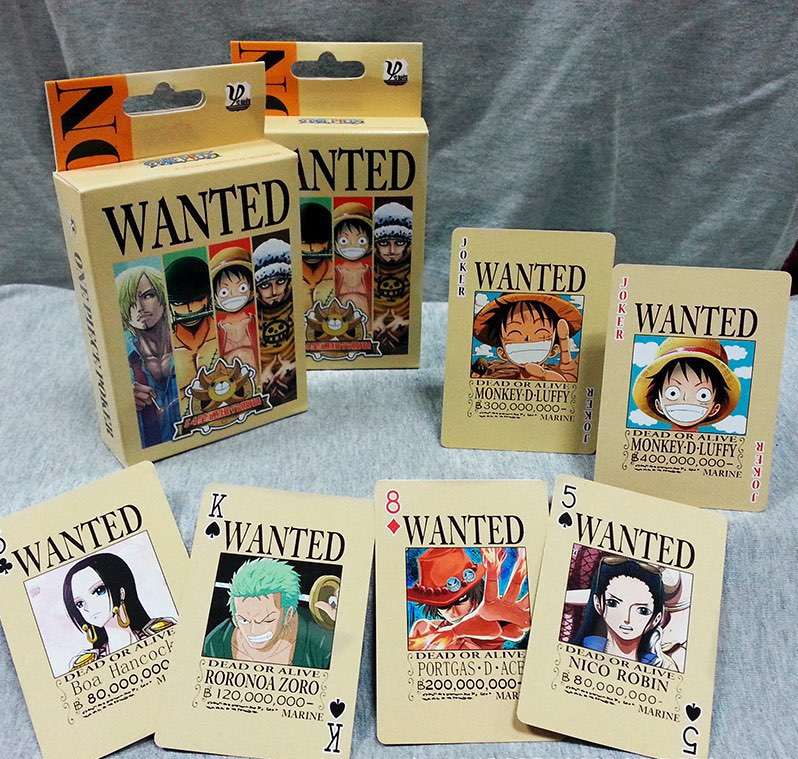New! One Piece Anime- Playing Cards - De's Cavern