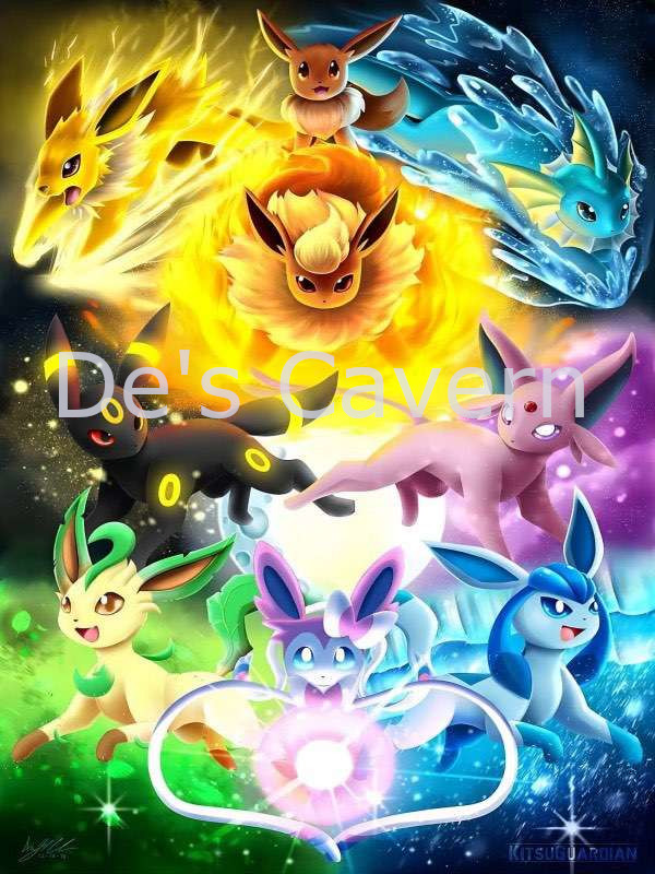 Diamond Art- Pokemon Eve - De's Cavern